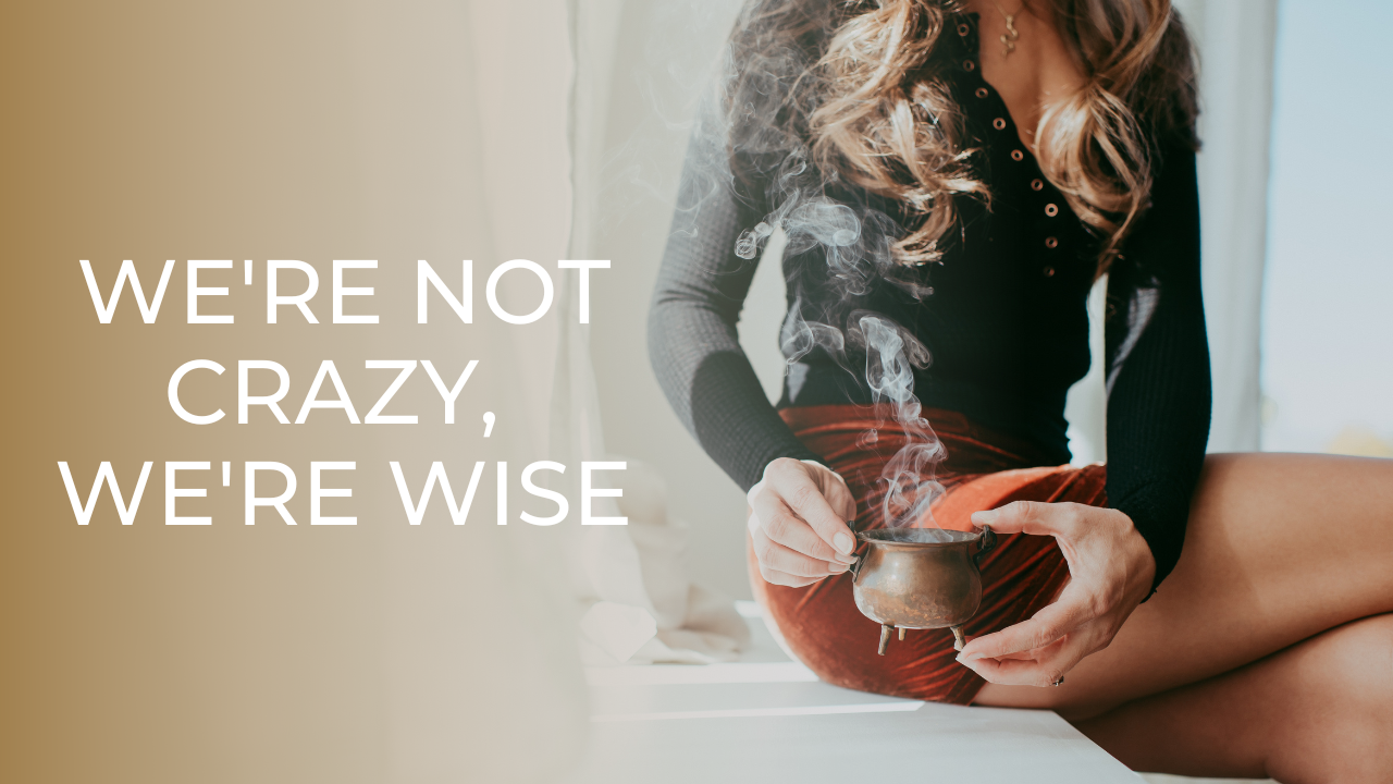 We’re Not Crazy, We’re Wise. - Briana Borten